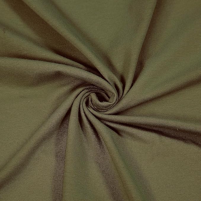 Cotton Spandex Jersey Knit Fabric by The Yard 60" Inches Wide - Ultra ...