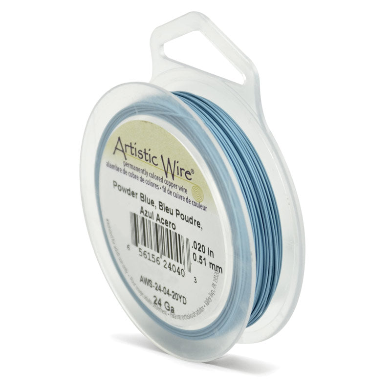 Artistic Wire Jewelry Wire Spools 22 Gauge (15 Yards) Powder Blue ...