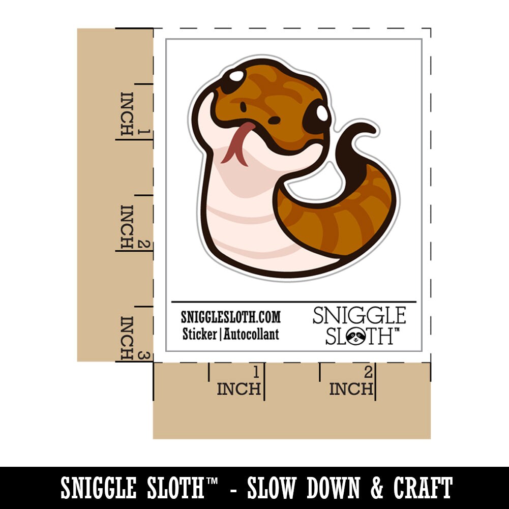 Sassy Snake with Tongue Sticking Out Waterproof Vinyl Phone Tablet ...