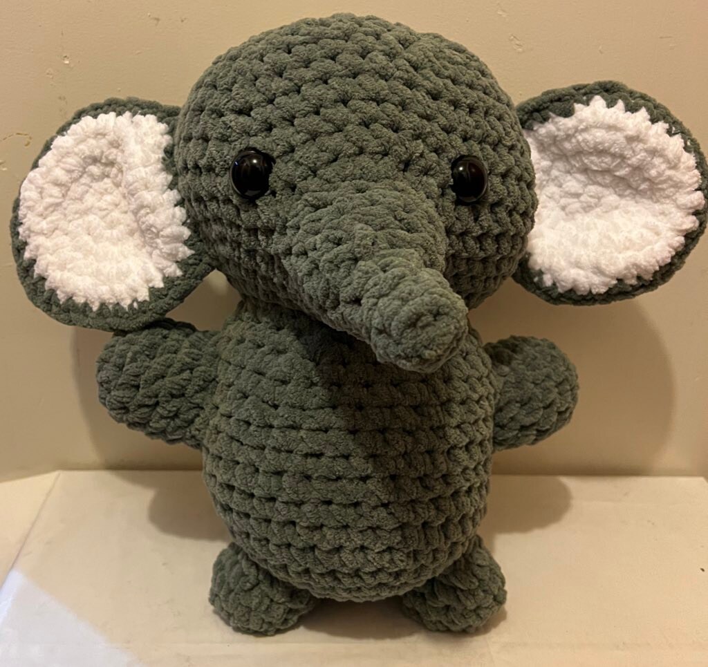 Sage Green Elephant Plushie |Ready to Ship| | MakerPlace by Michaels