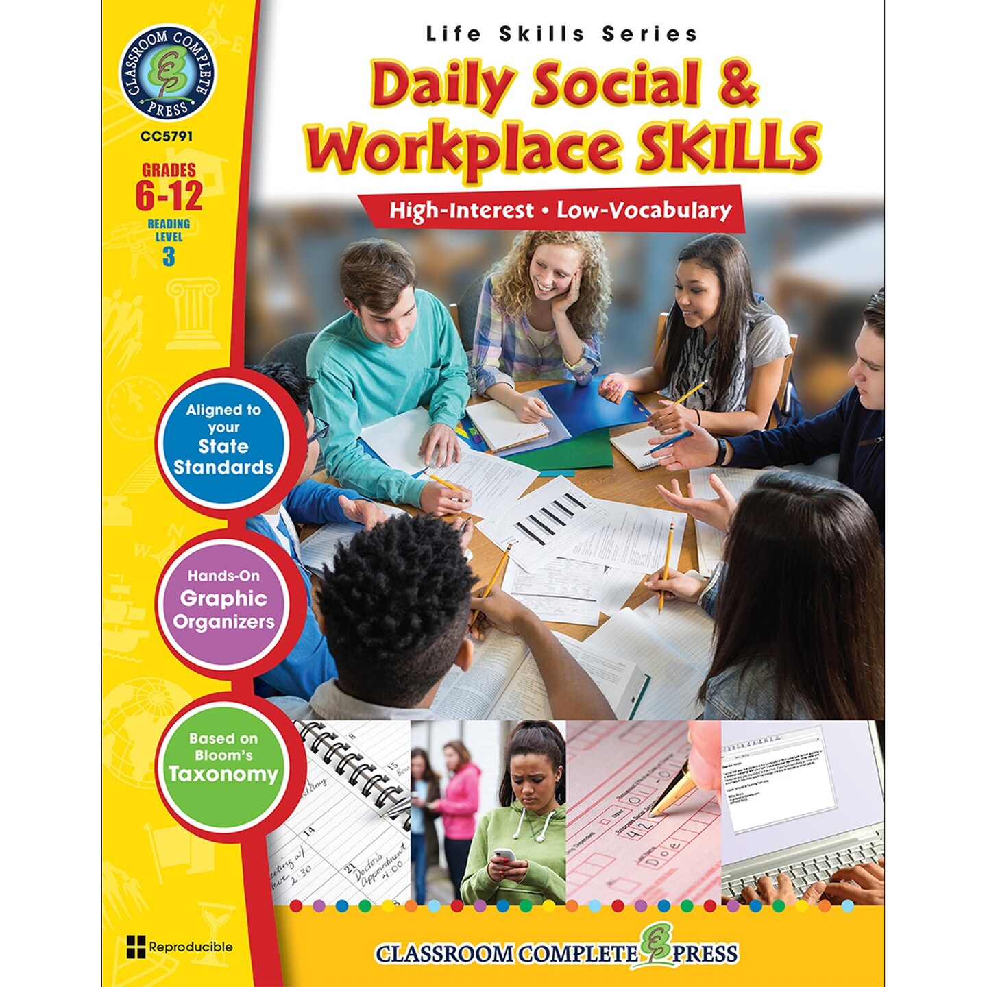 Daily Social & Workplace Skills Book, Grade 6-12 | Michaels