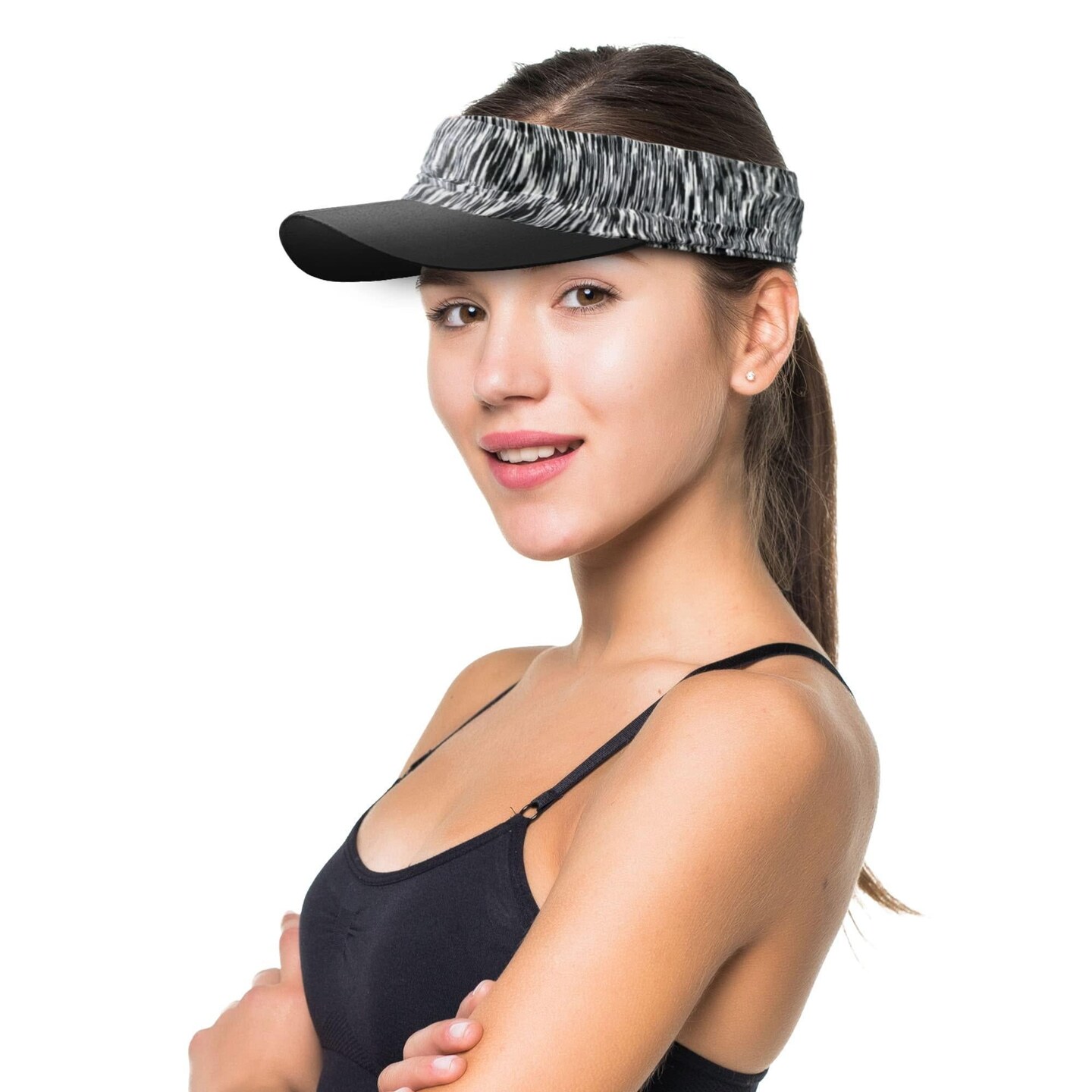 Water Cooling Cap. Stretchable Head Hat with Visor. Unisex Free Size ...
