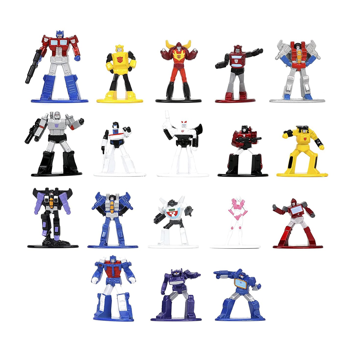 Transformers Nano MetalFigs 18 Pack | 1.65 Inch Diecast Metal Figures ...