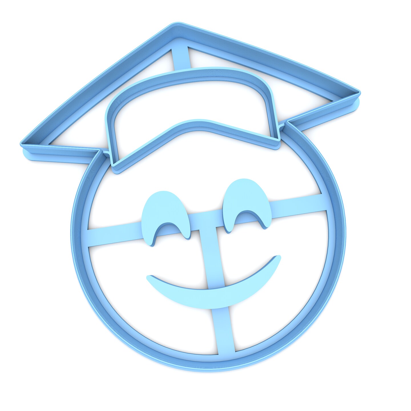 Sweet Prints Inc Graduation Emoji Cookie Cutter - Dishwasher Safe ...