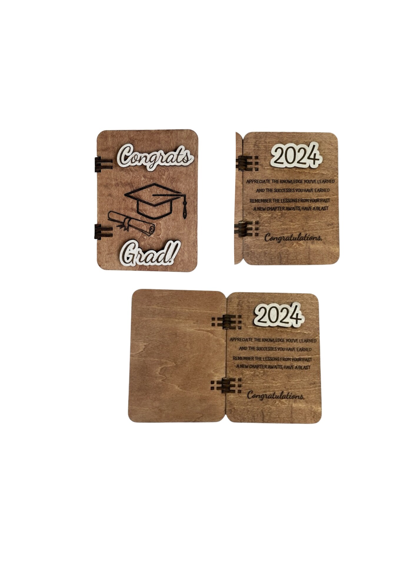 Graduation Greeting Cards Gift for Graduate Wood Greeting Cards ...