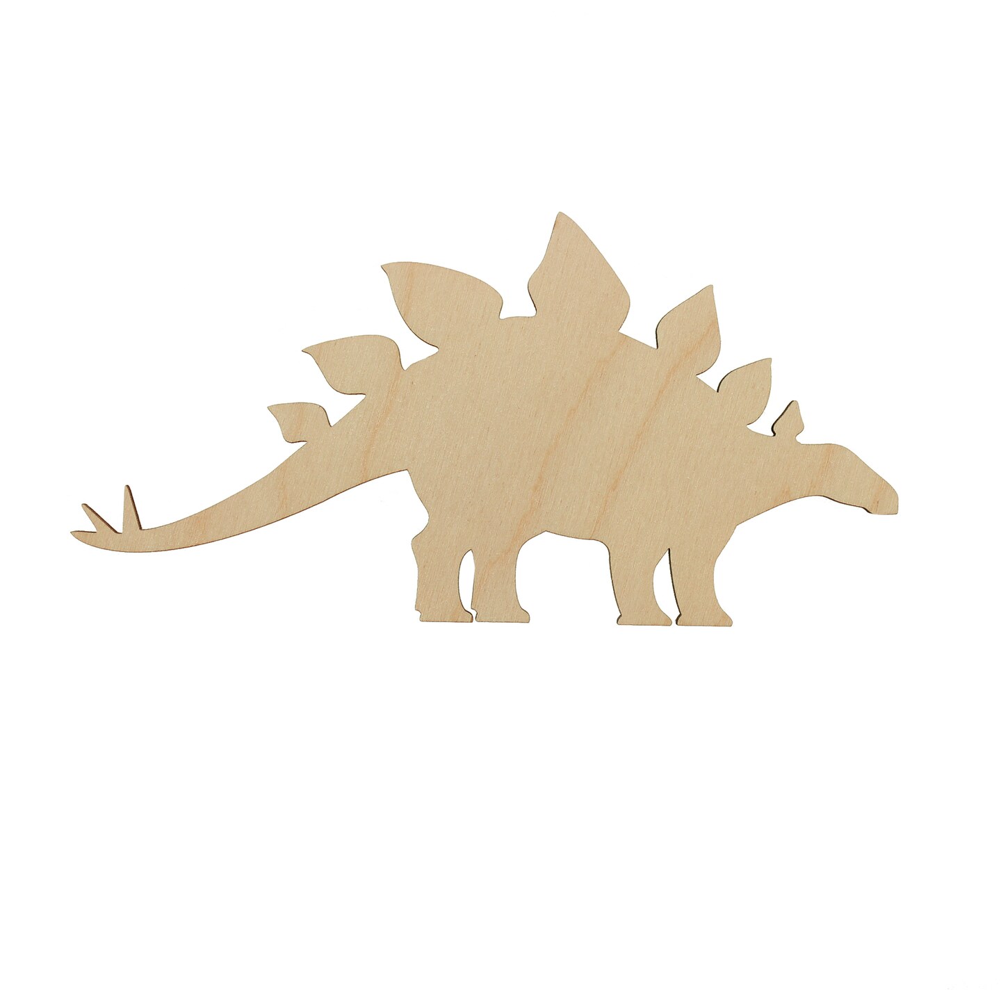 Essentials By Leisure Arts Arts Flat Wood Shape 24pc Stegosaurus | Michaels