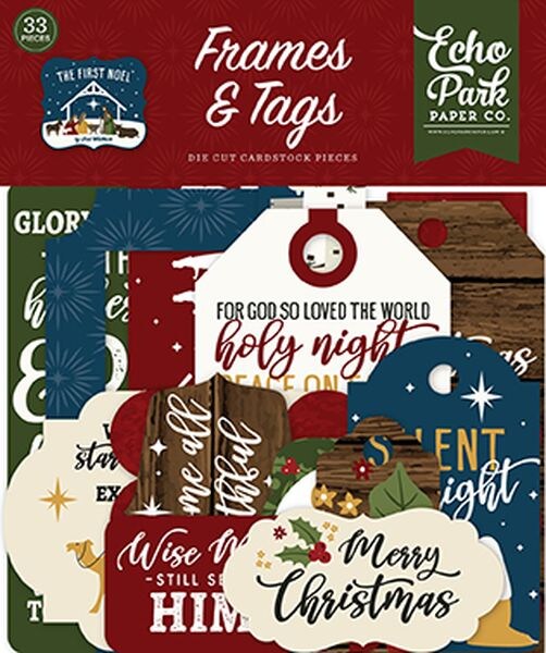 Echo Park The First Noel Frames & Tags | Michaels