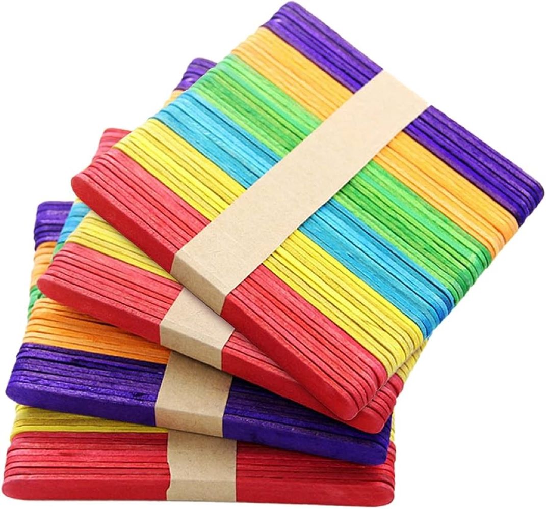 Kitcheniva Colored Popsicle Sticks Wood Craft Michaels