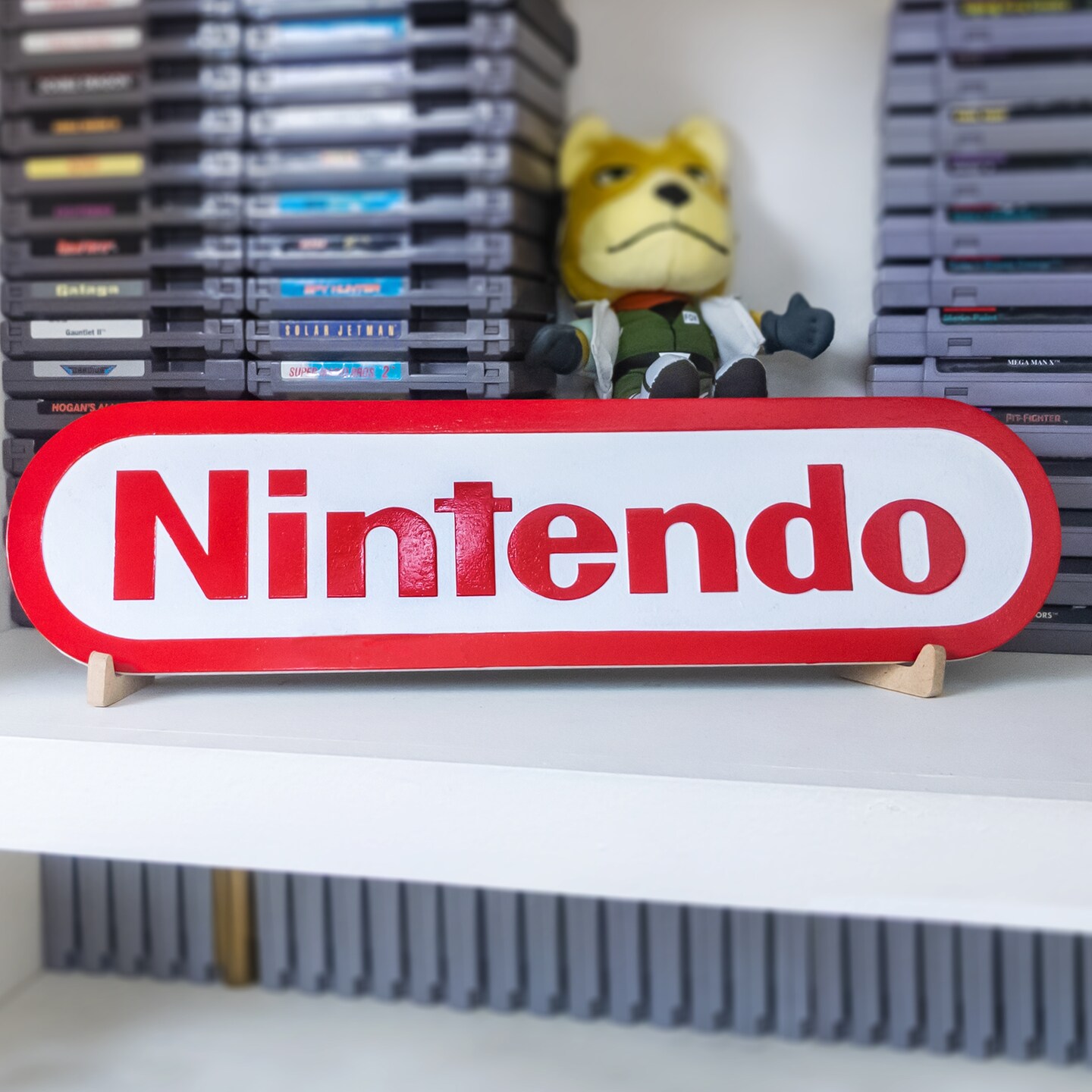 Large Engraved Nintendo Logo Video Game Wall Art Collectable ...