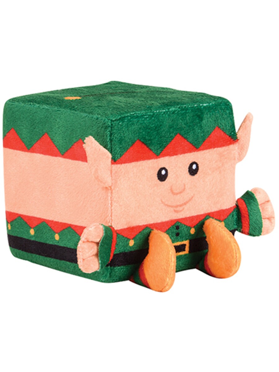 Santa Elf Christmas Winter Season Cube Figure QUBZ Decoration 8"x8 ...