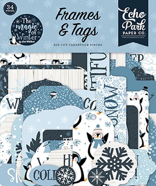 Echo Park The Magic Of Winter Frames & Tags | Michaels