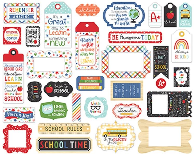 Echo Park I Love School Frames & Tags | Michaels