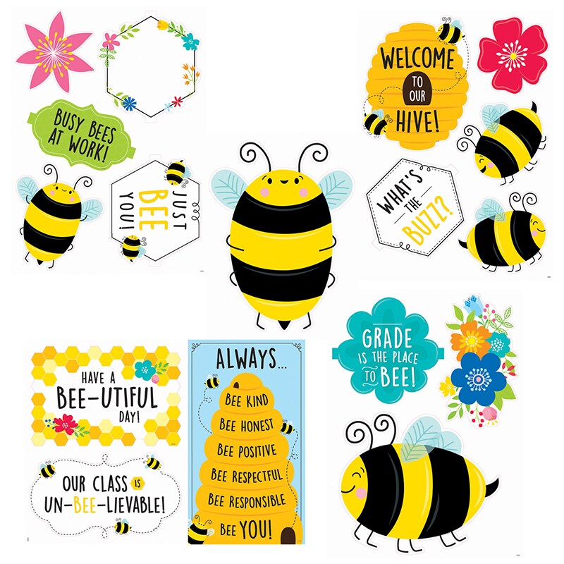 Busy Bees Bulletin Board Set | Michaels