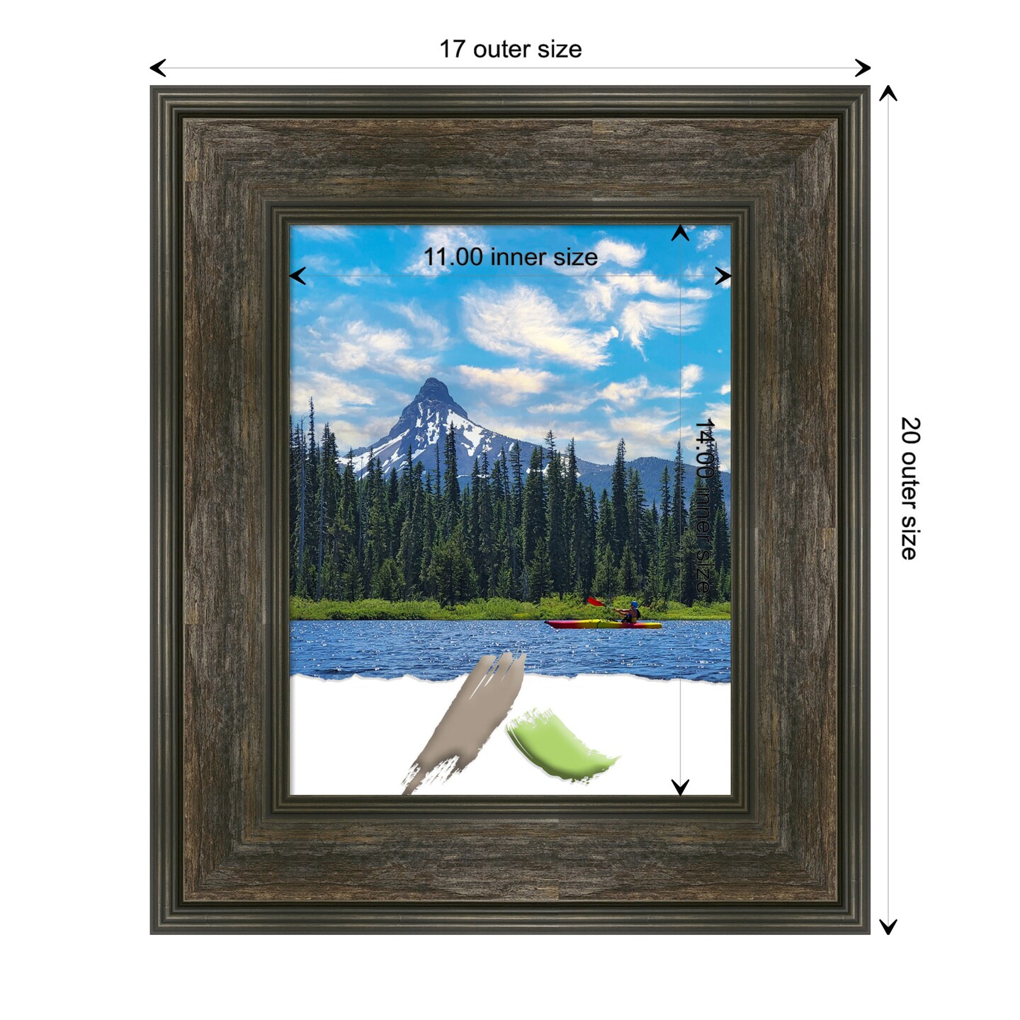 Rail Rustic Char Picture Frame, Photo Frame, Art Frame | Michaels