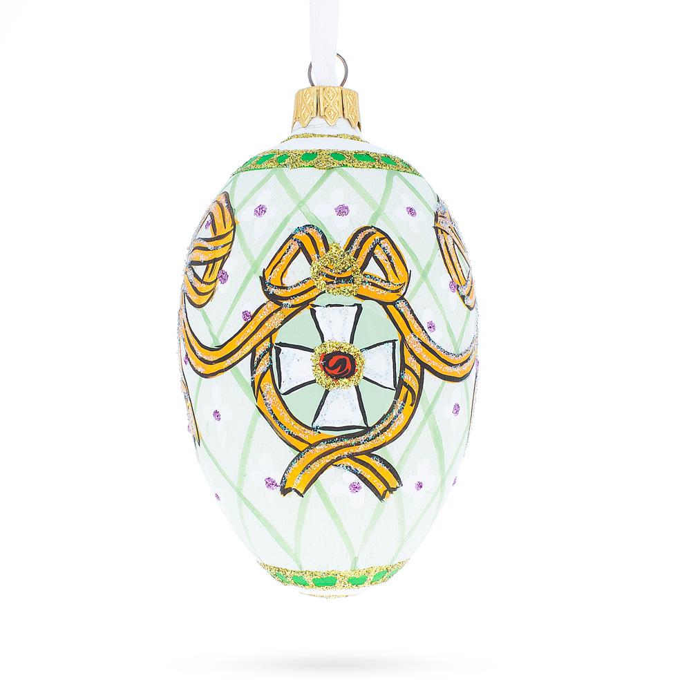 1916 Order Of St George Royal Glass Egg Ornament 4 Inches | Michaels