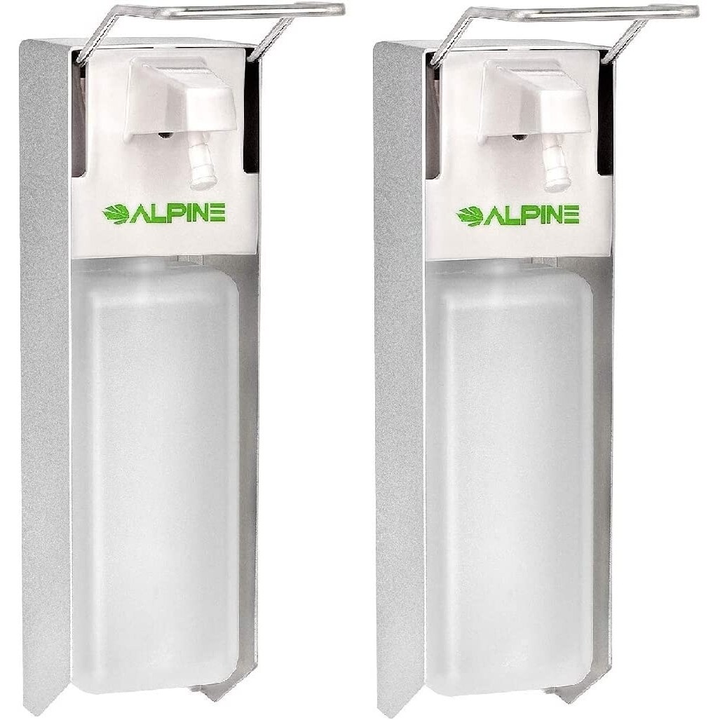 Alpine Industries Stainless Steel 1000 ml. Wall Mount Elbow Press ...