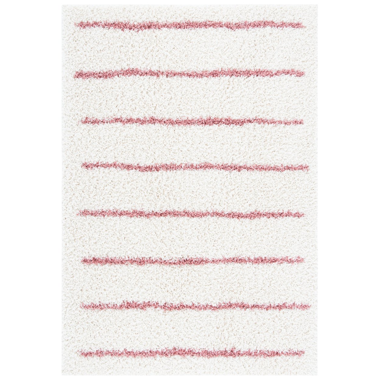 Safavieh Venus Shag Collection Vns604v Ivory/Pink Rug | Michaels