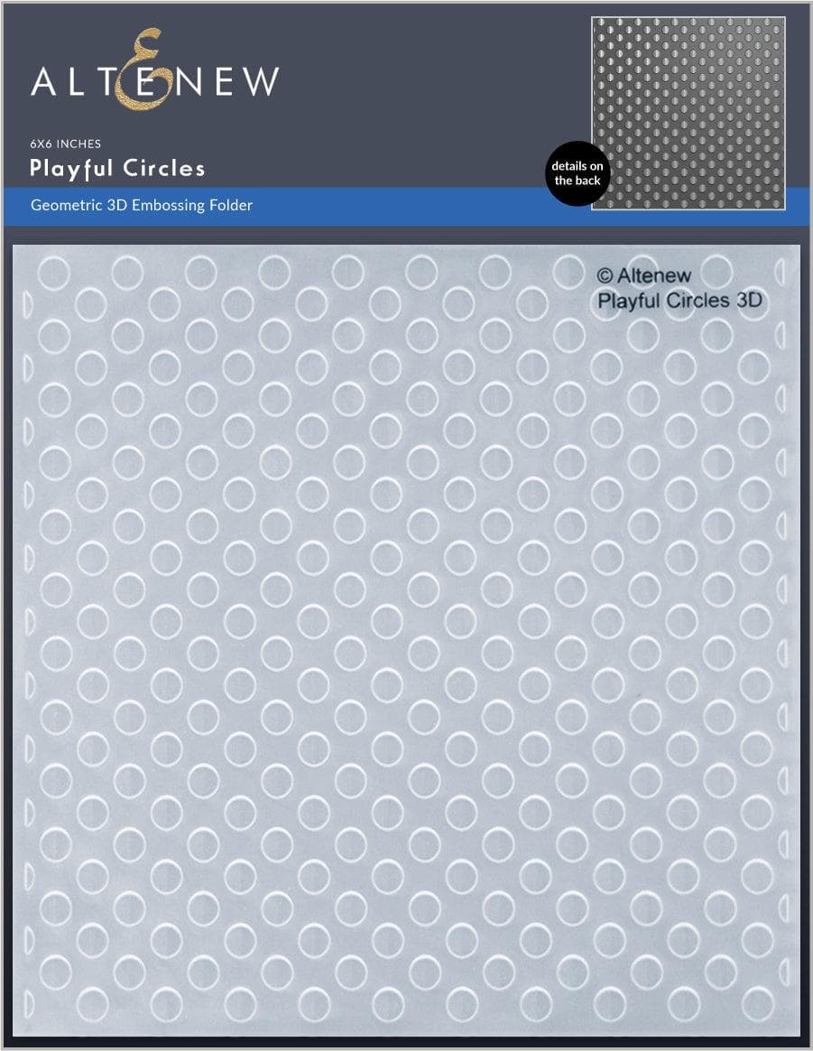 Playful Circles 3D Embossing Folder | Michaels