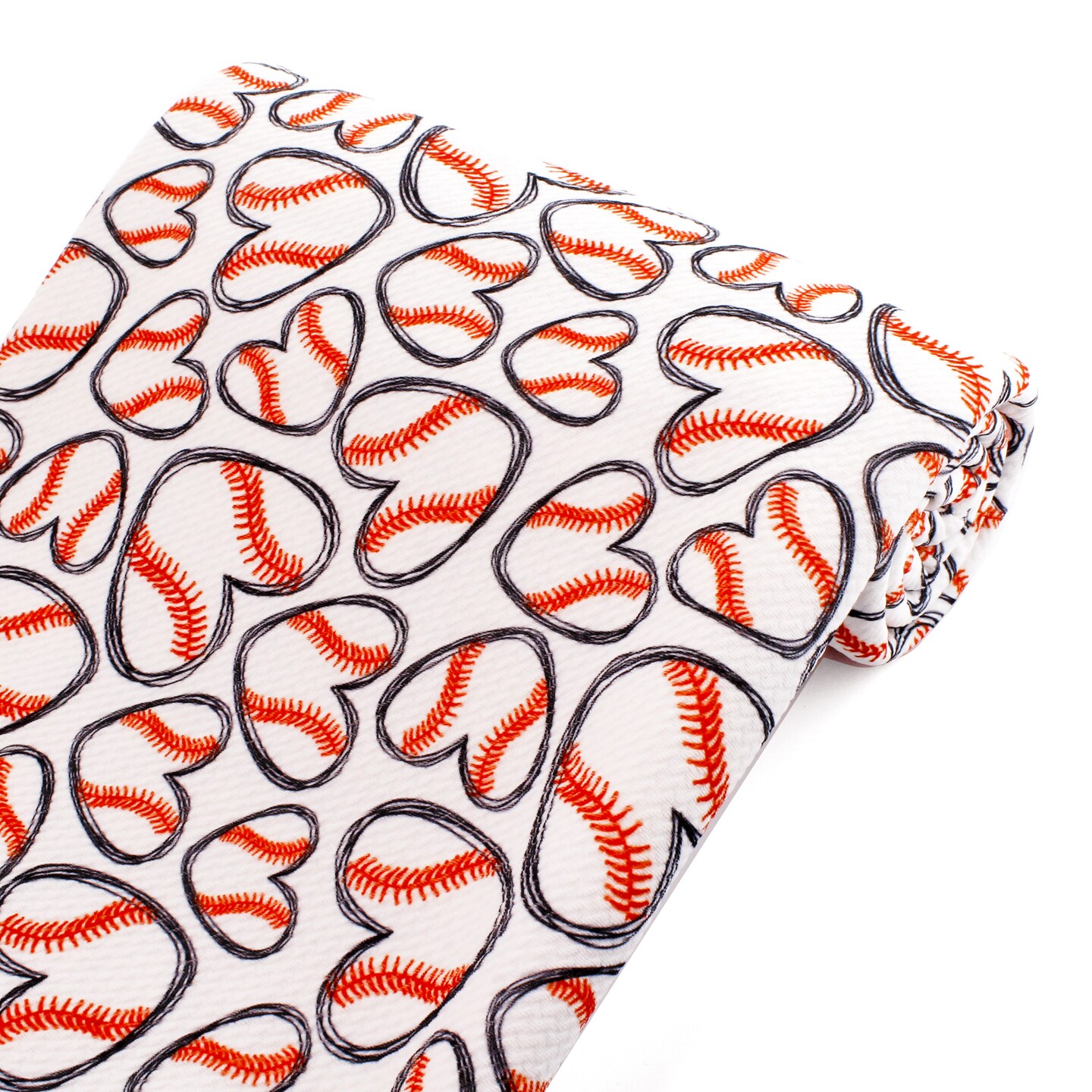 Baseball Hearts Bullet Fabric | Michaels