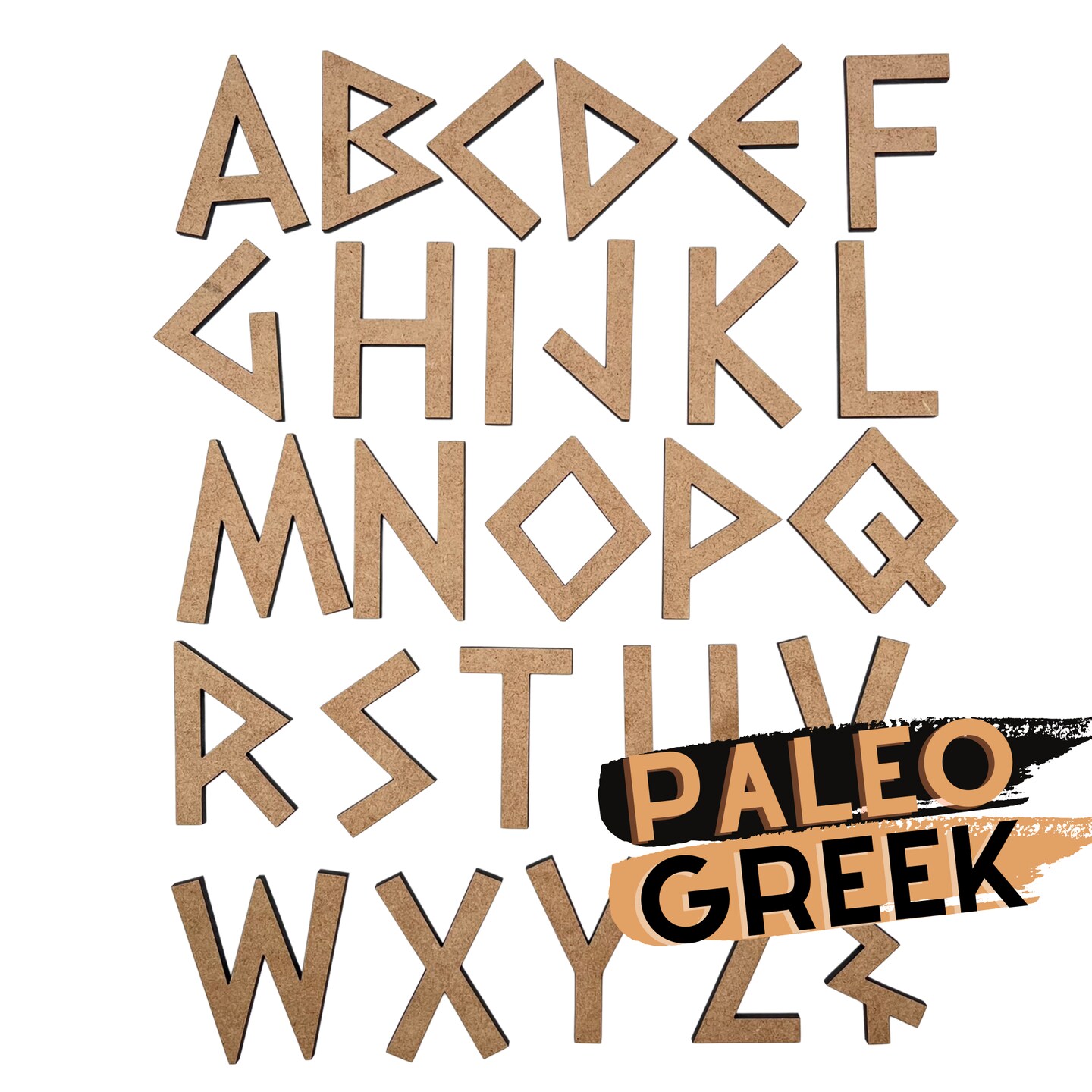 Small Paleo Greek Letter | Foreign Letters | Unfinished Letters | Craft ...