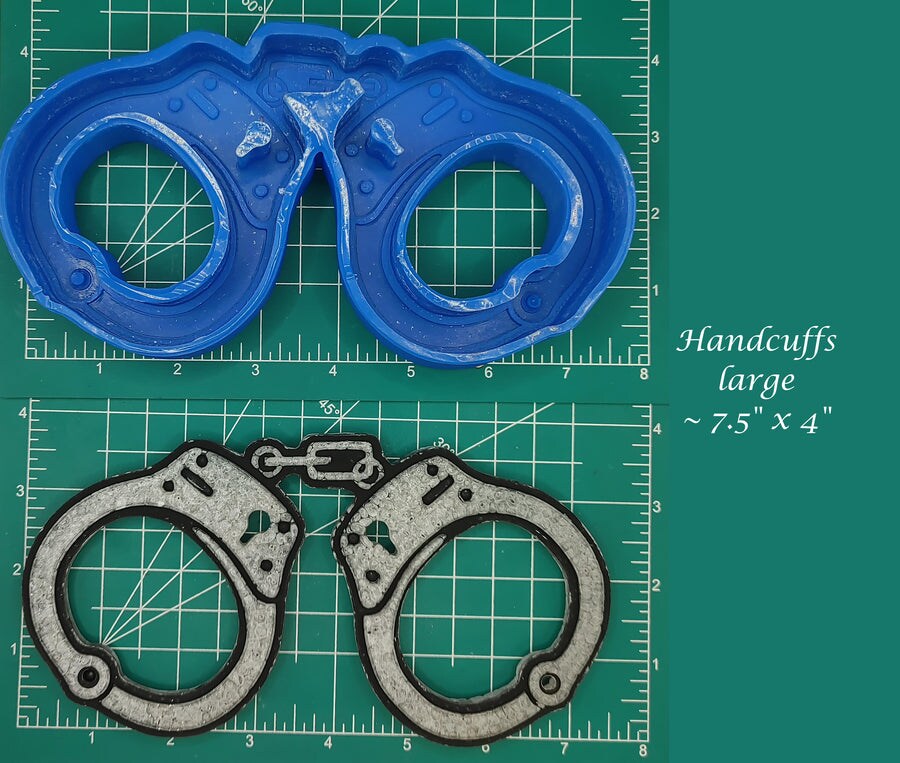 Handcuffs Silicone Freshie Mold - large, size: large | Michaels
