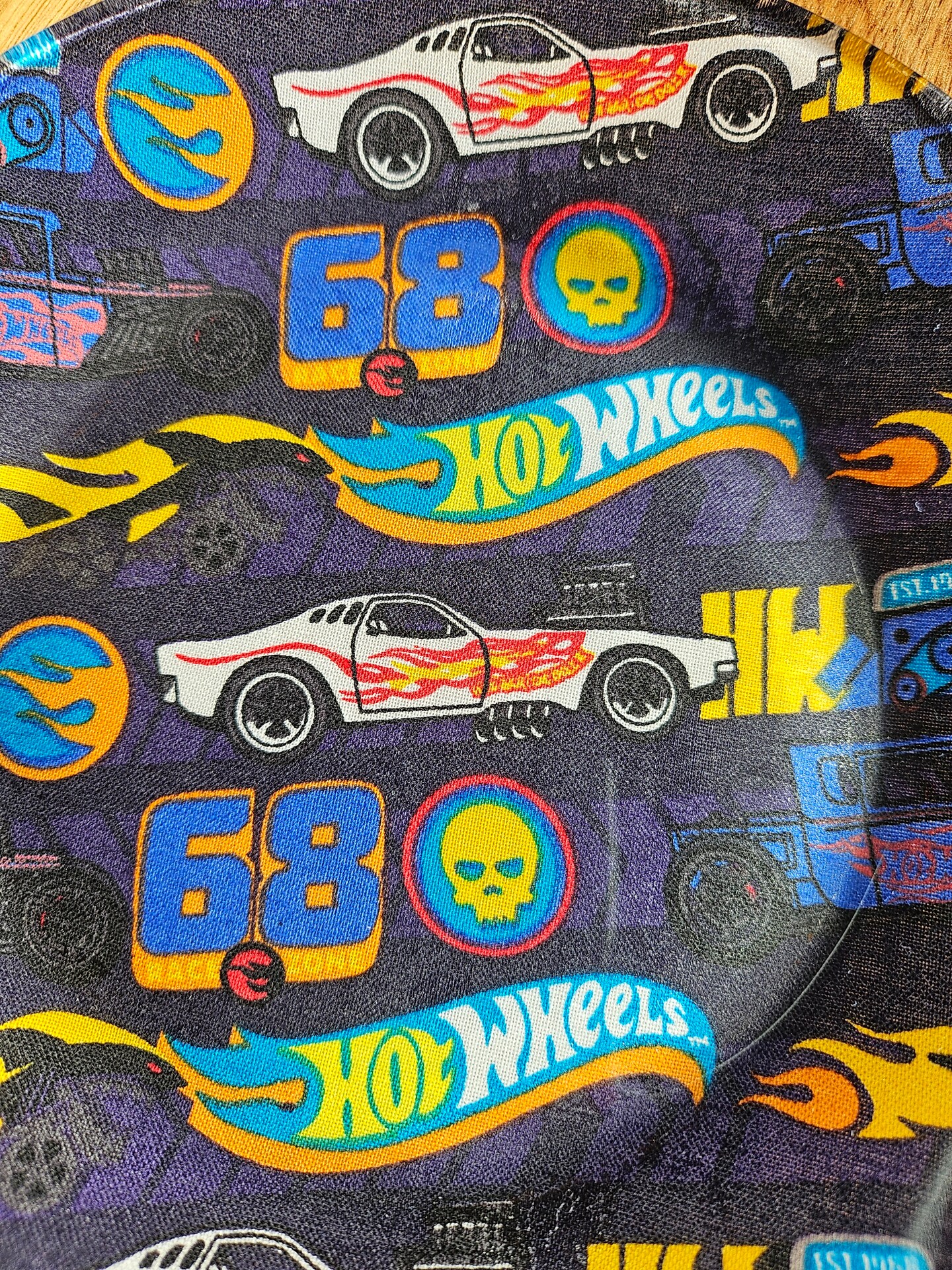 Birthday Gift Hot Wheels Plate, Hot Wheels Small Glass Plate, Hot ...