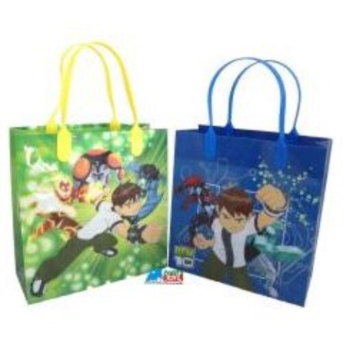 Ben 10 Party Favor Goodie Bags Plastic 12 Pack 8X7.5X4 Reusable Gift ...