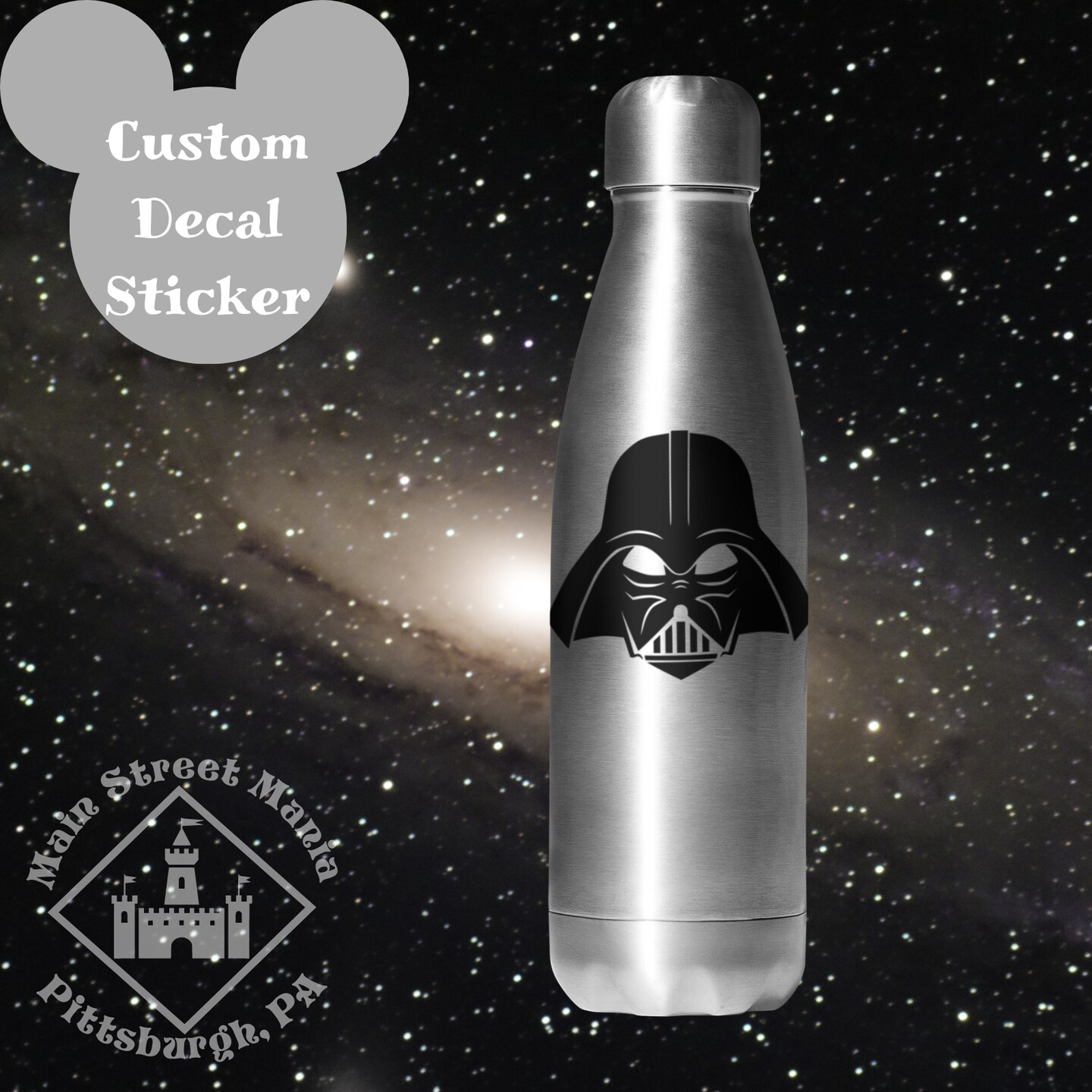 Darth Vader Helmet Star Wars Decal Sticker | MakerPlace by Michaels