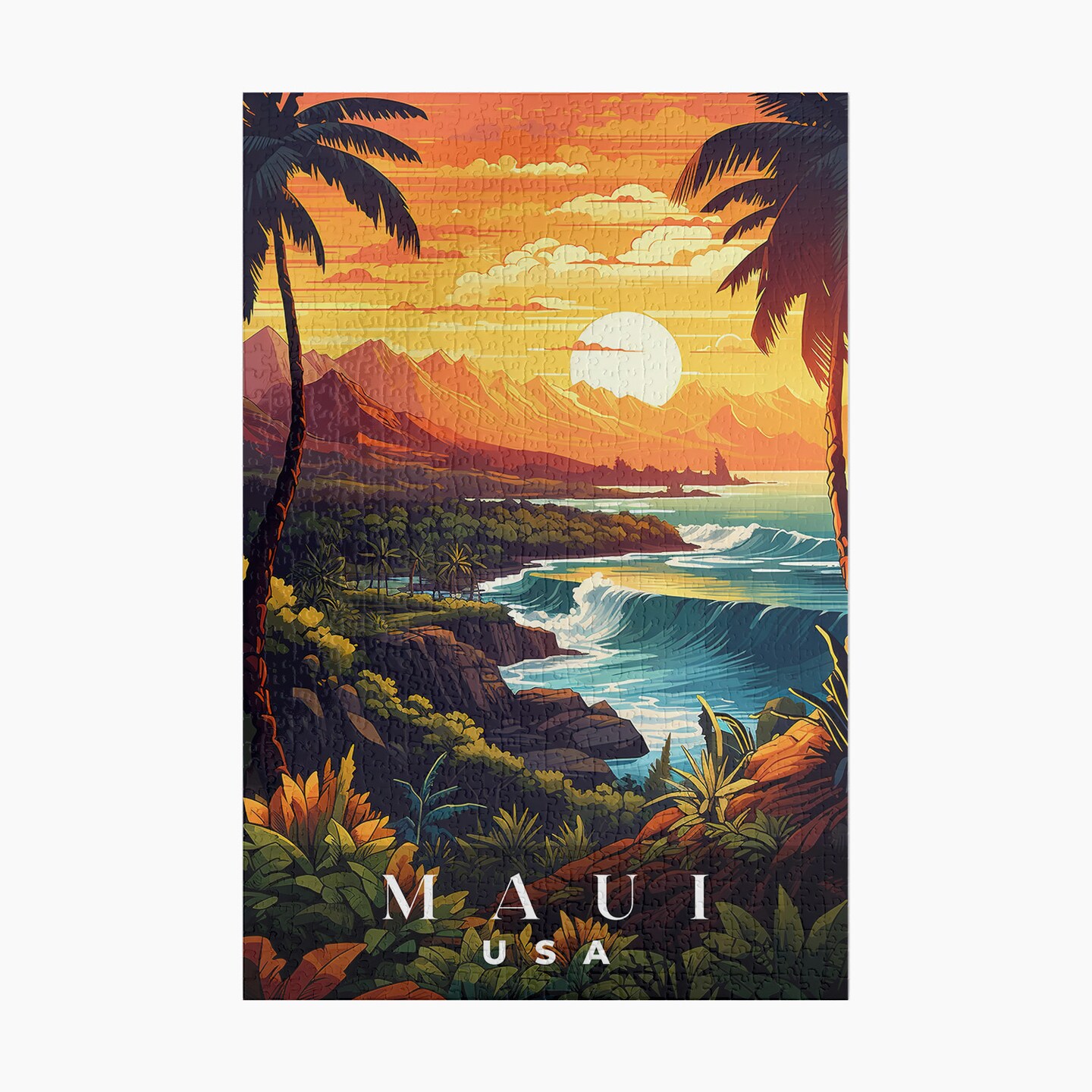 Maui Jigsaw Puzzle, Family Game, Holiday Gift | S2 | MakerPlace by Michaels