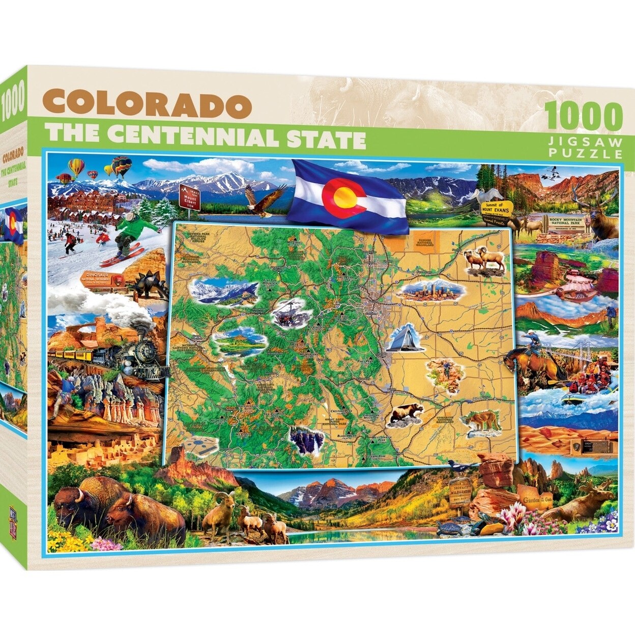 MasterPieces Colorado - The Centennial State 1000 Piece Jigsaw Puzzle ...