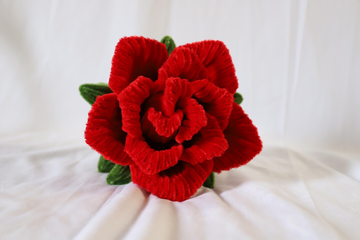 Handmade Jumbo ROSE that is made of pipe cleaner! H12" W7" | MakerPlace ...