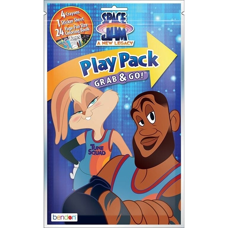 Bendon Publishing Space Jam Grab and Go Play Pack Party Favors 1ct Lola ...