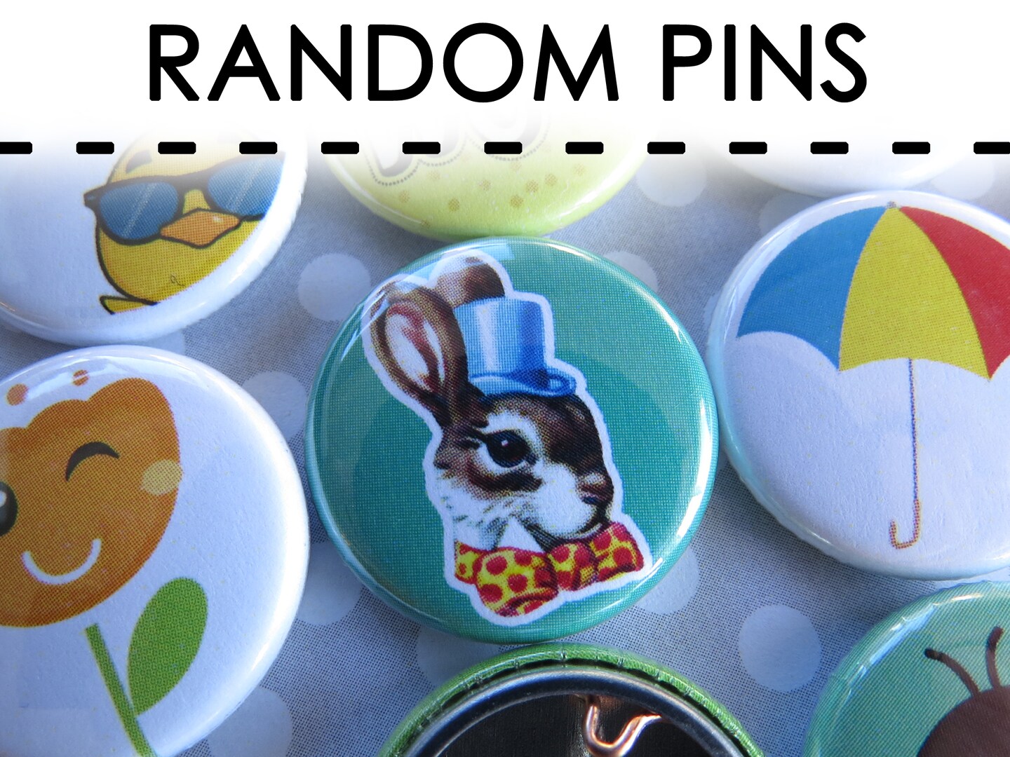 Non Candy Easter Egg Stuffers Fillers Not Candy - Random 1 Inch Pins ...