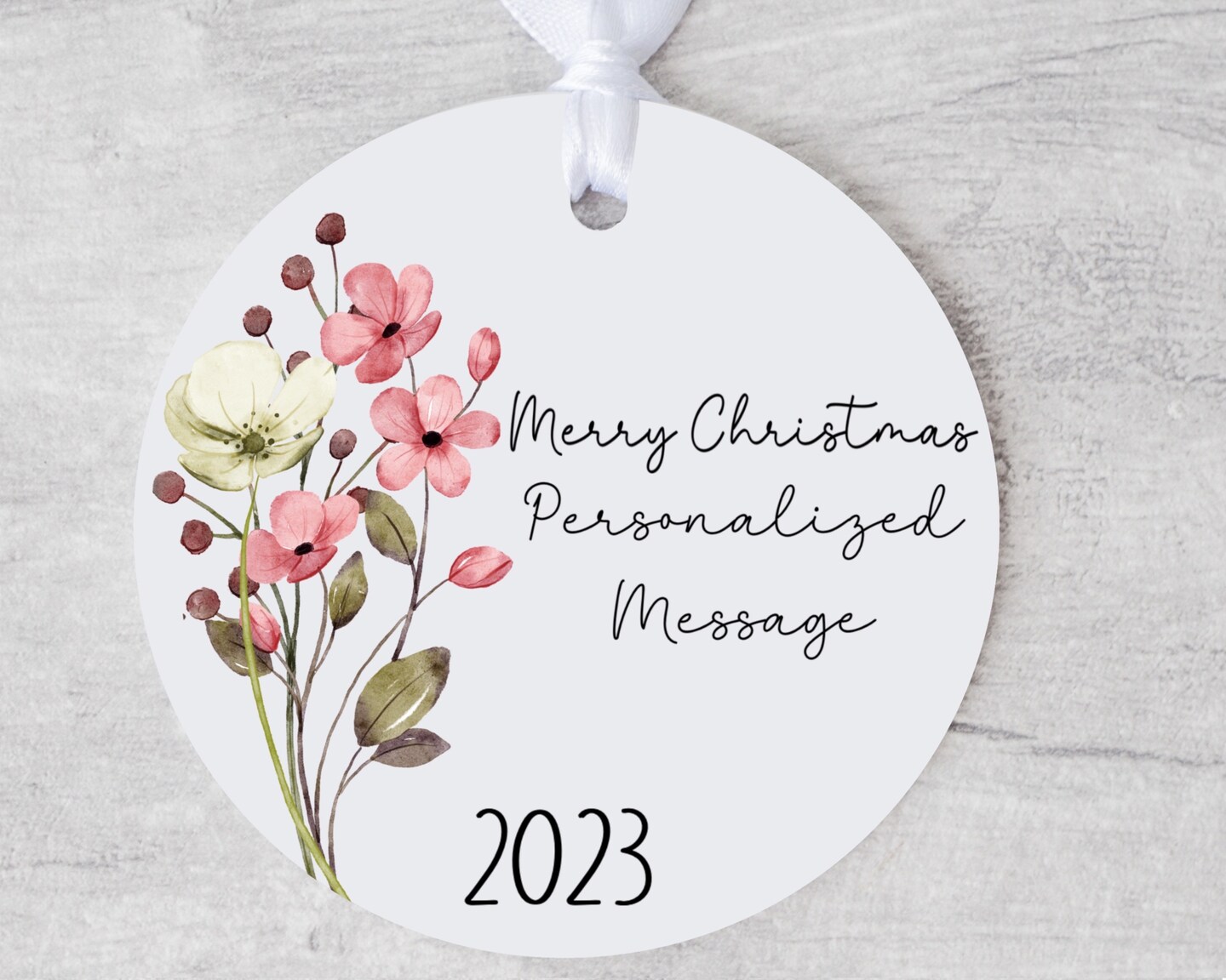 Custom 2024 Ornament, Personalized Ornament with Name and Date, Custom ...