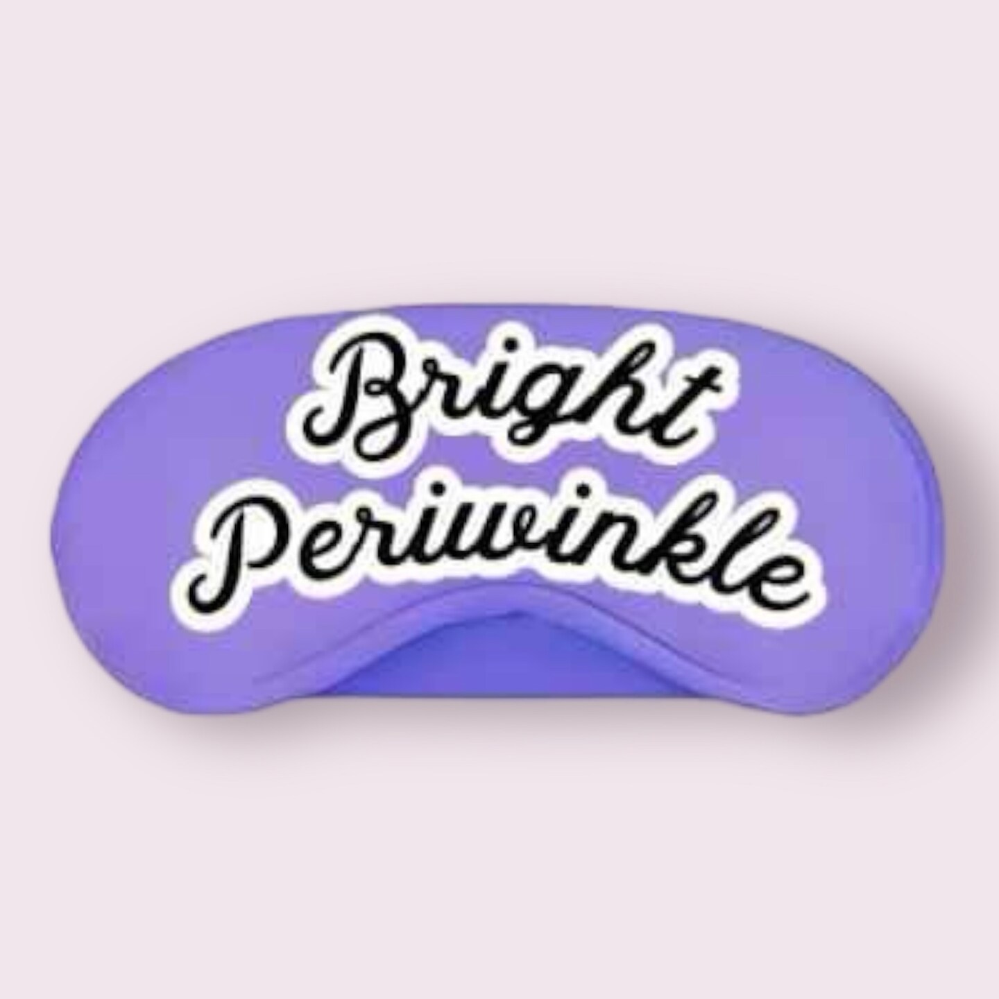 BRIGHT PERIWINKLE PERSONALIZED EYE MASK | MakerPlace by Michaels