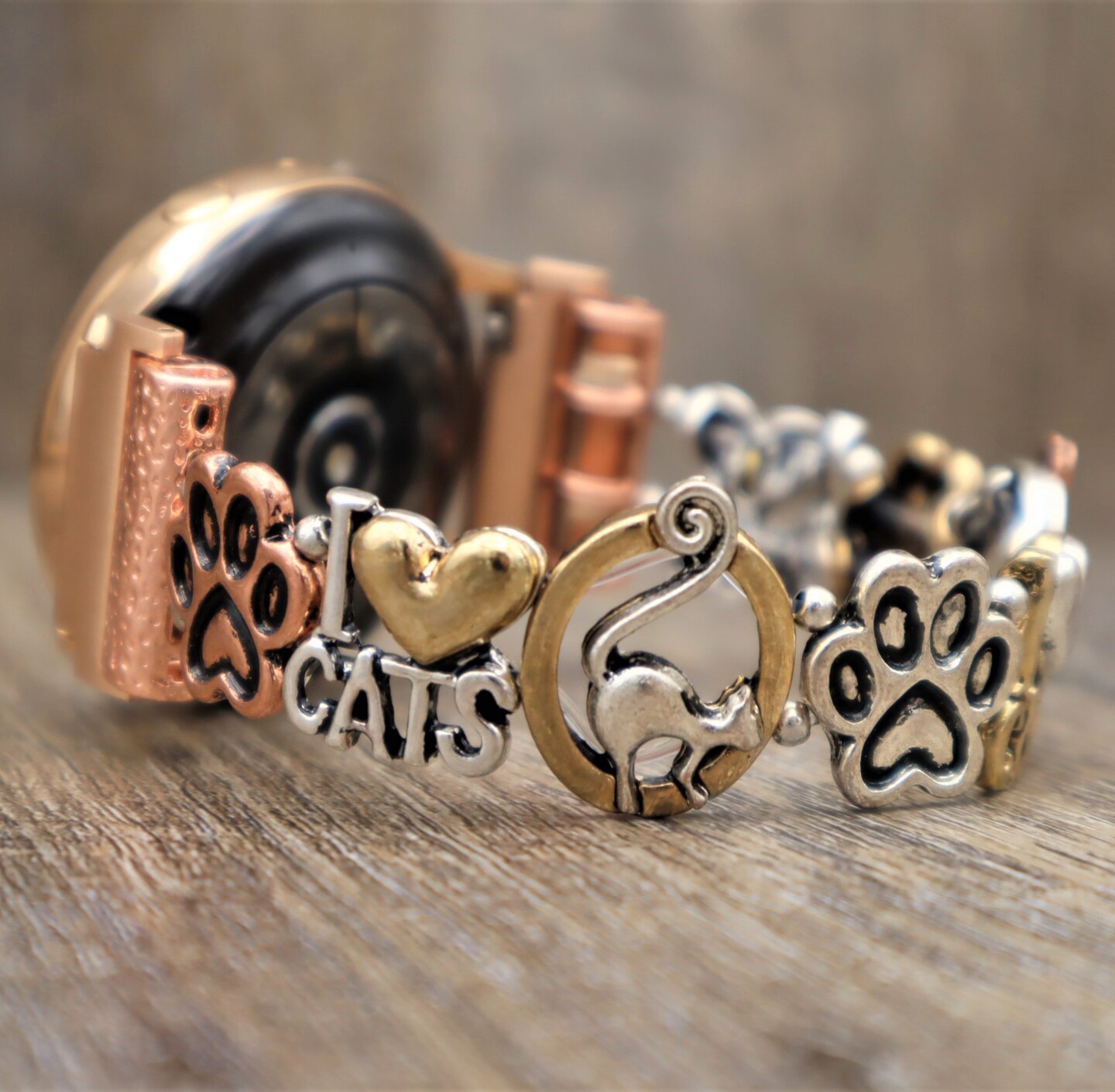 Handmade Three Colors Best Friend Cat Apple Samsung Fitbit Google ...