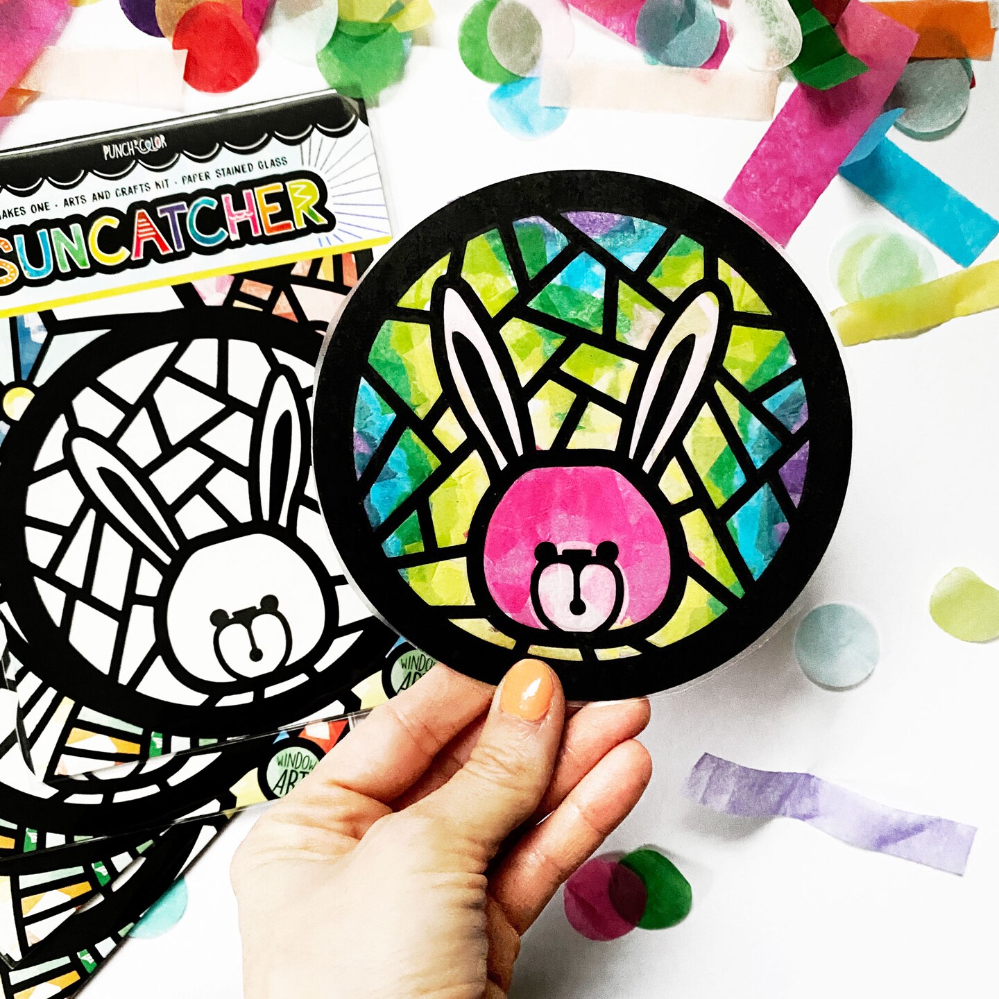 Bunny Suncatcher Craft - Set of 10 | MakerPlace by Michaels