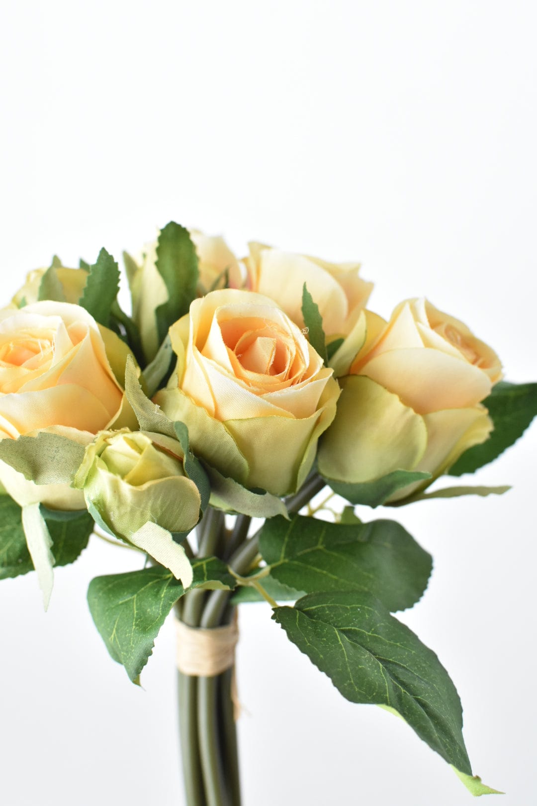 9" Faux Yellow Rosebud Stem Bundle | Michaels