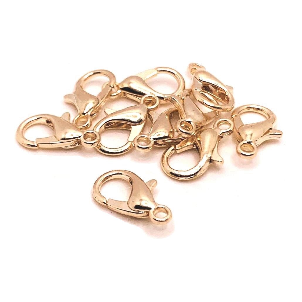 100 or 500 Pieces: 7 x 12 mm Light Rose Gold Lobster Claw Clasps | Michaels