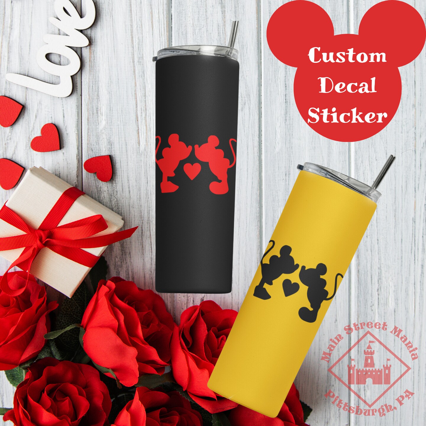 Mickey Loves Minnie Decal Sticker | MakerPlace by Michaels