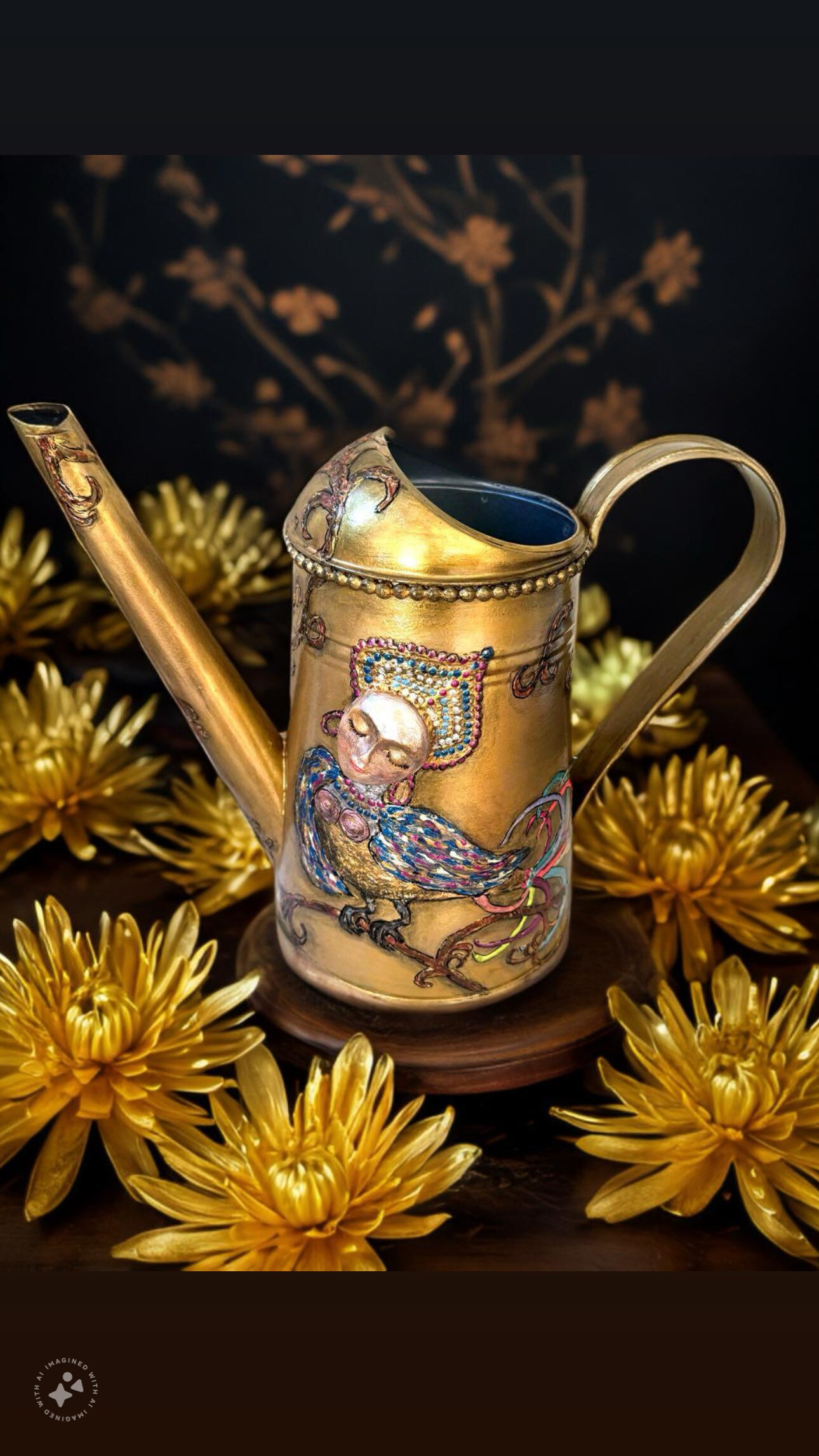 Handcrafted Metal Watering Can, Water Can, Unique Metal Vase, Garden ...