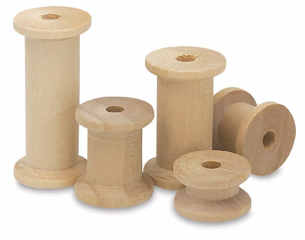 Creativity Street Wood Spools - Assorted Sizes, Pkg of 60 | Michaels