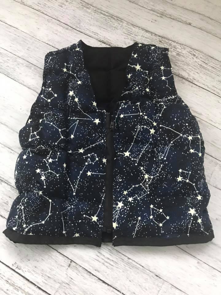 Weighted vest for kids sensory autism Glow in the dark stars ...