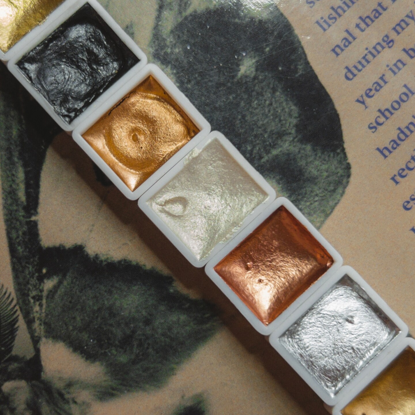 Metallic Watercolor Paint Half Pan | MakerPlace by Michaels