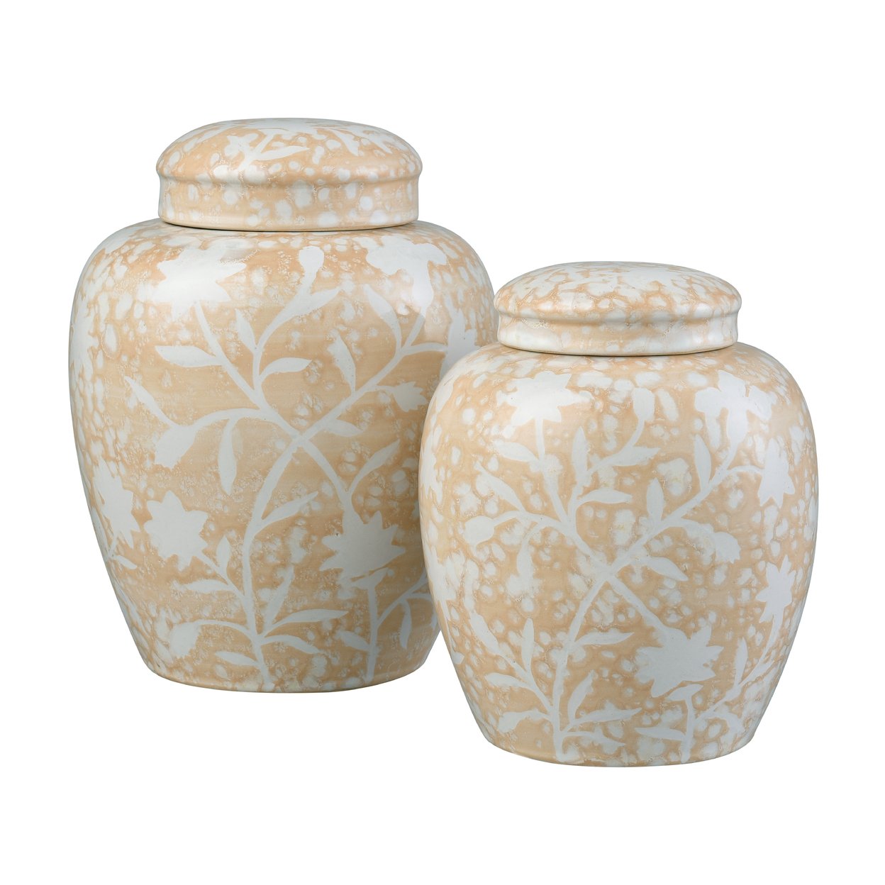 Yvonne Jar - Set Of 2 Cream Glazed | Michaels