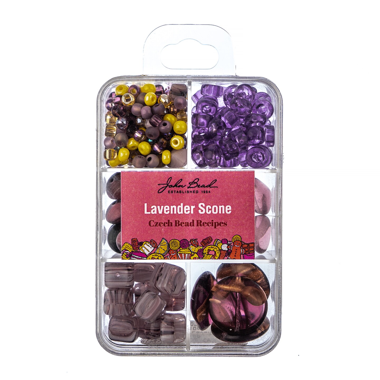 John Bead Recipe Box Czech Glass Beads Kit | Michaels