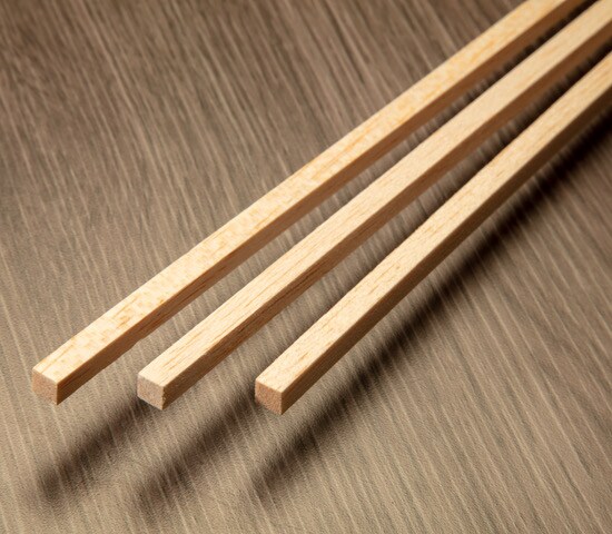 Balsa Wood Sticks (Pack of 100) Model Grade Hobby Craft Balsa Wood Thin ...