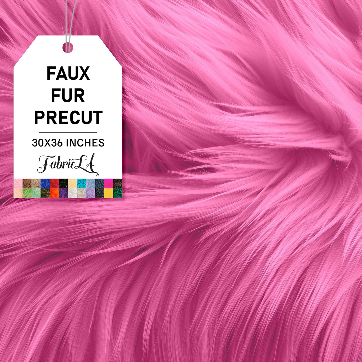 FabricLA | Faux Fur Fabric | 30" X 36" Inch Wide Pre-Cut Shaggy | Fake ...