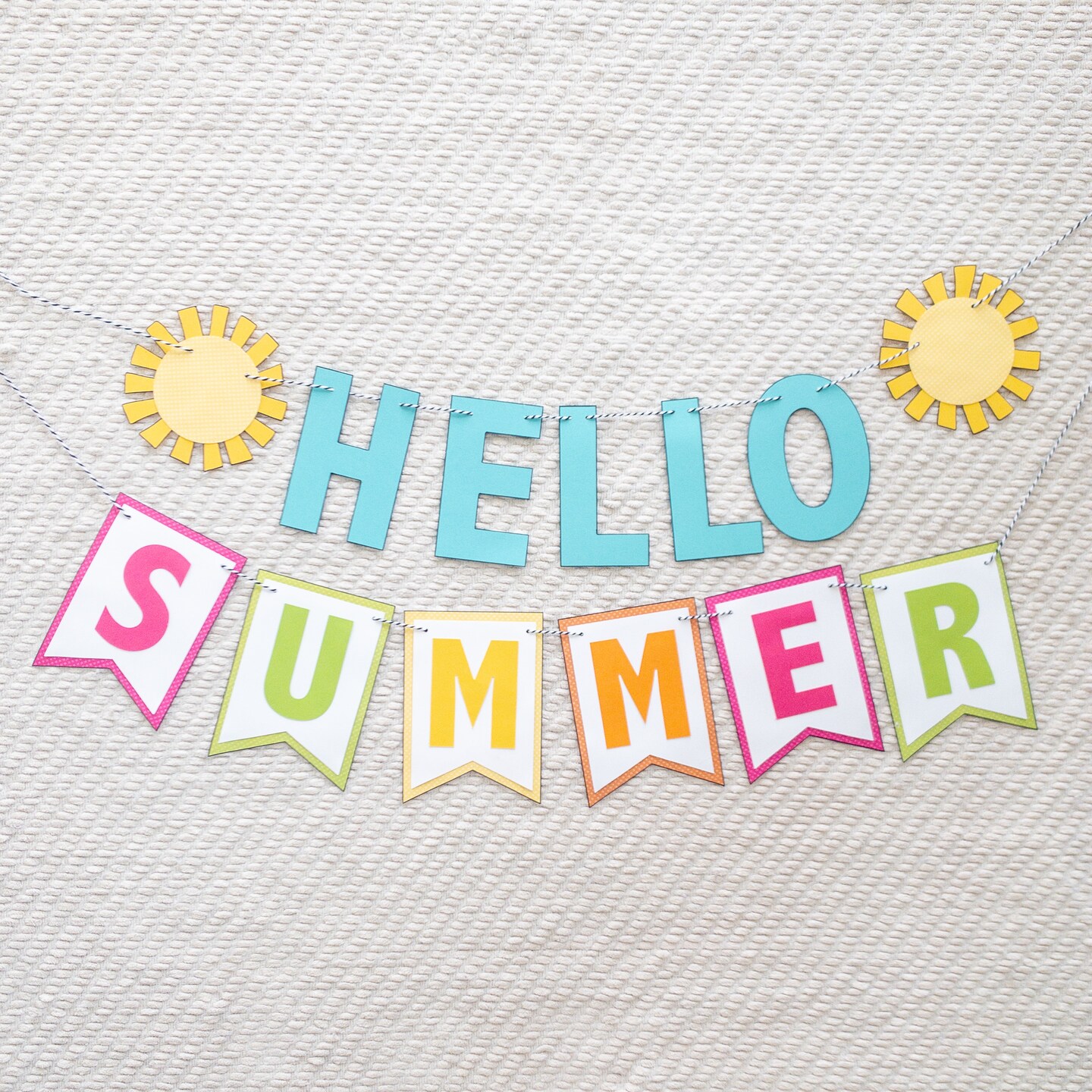Hello Summer Paper Banner | MakerPlace by Michaels