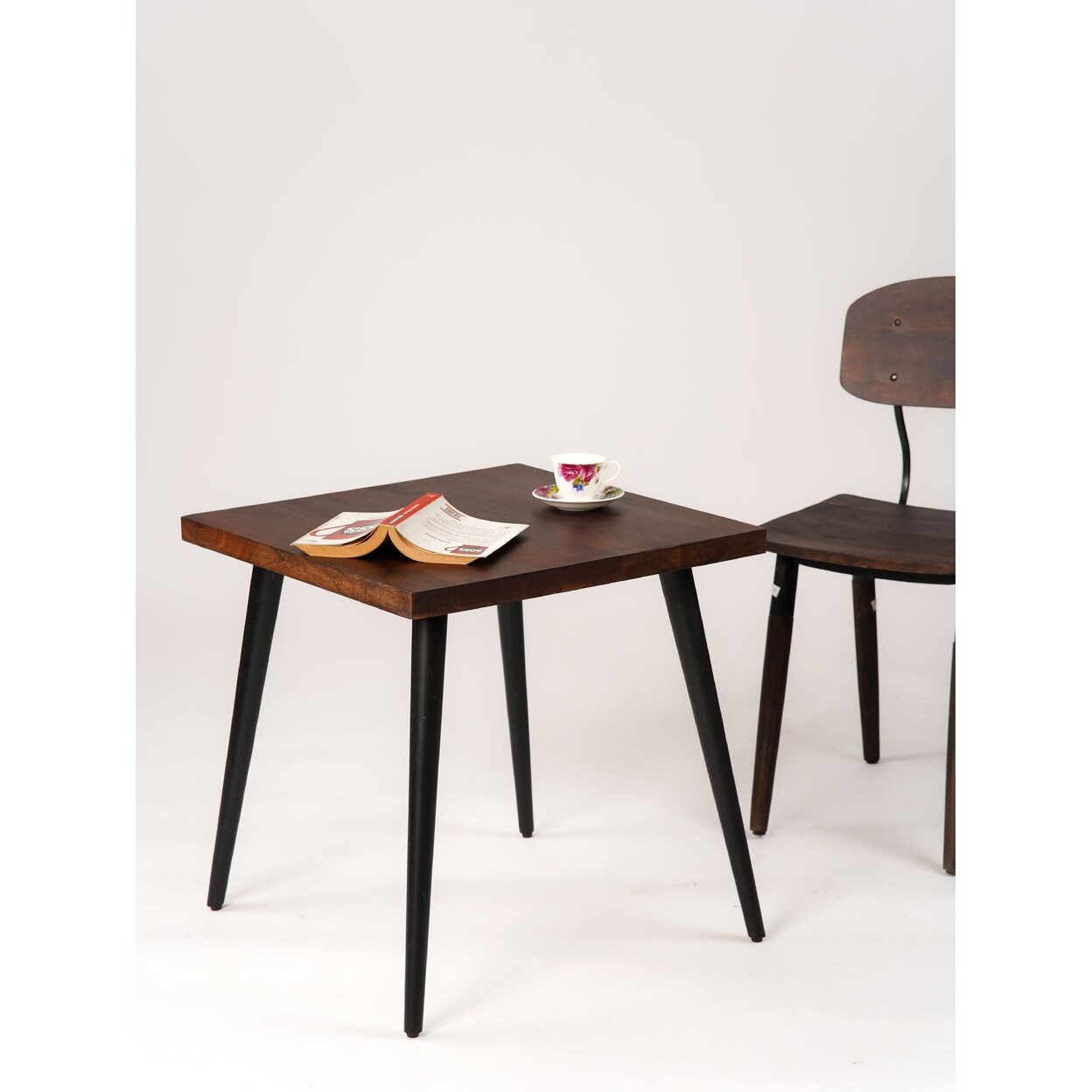 BBH Homes Handmade Eco-Friendly Vintage Acacia Wood and Iron Square ...